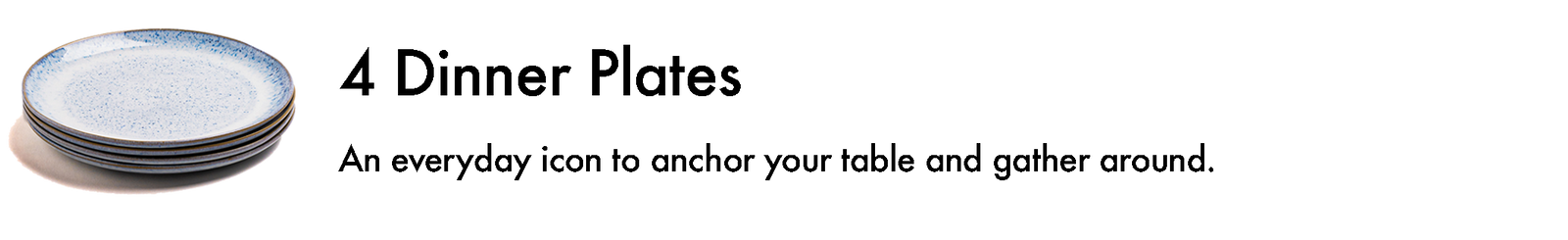 Dinner Plate Stack – Sojourn Pottery