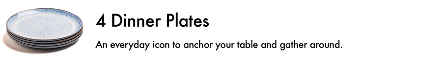 Dinner Plate Stack – Sojourn Pottery